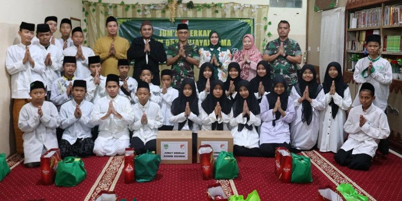 Korem 052/Wijayakrama Santuni Yayasan Islam Al Aqsha
