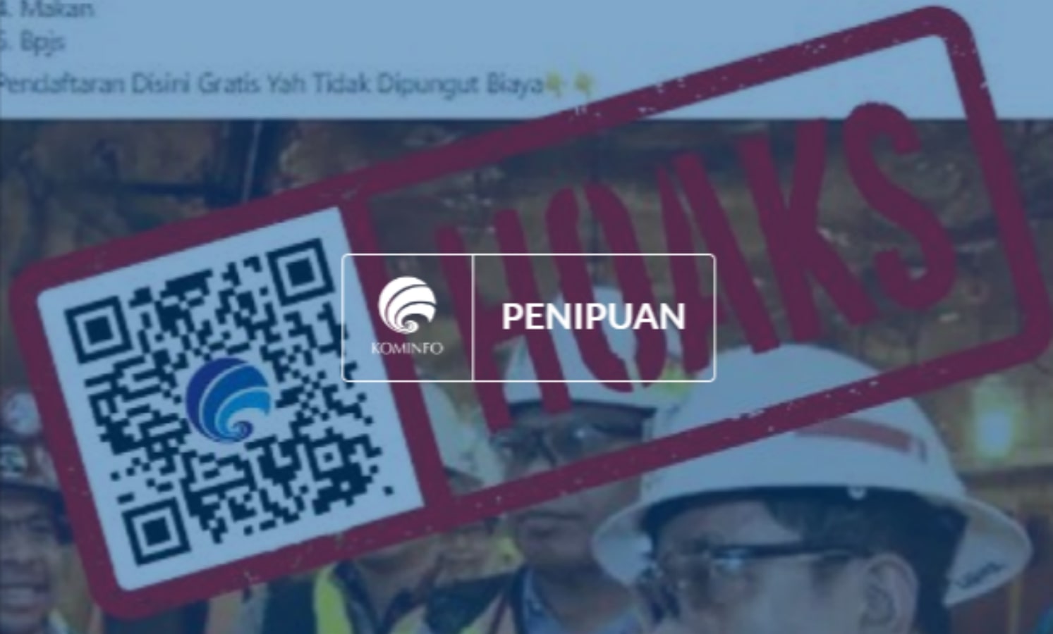 [HOAKS] Tautan Pendaftaran Pegawai Baru PT Freeport Indonesia untuk Lulusan SMP sampai SMA