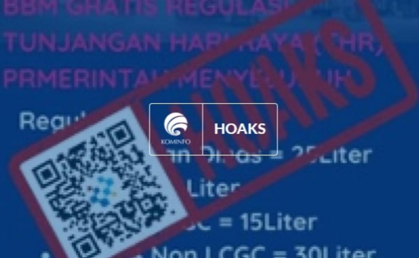 [HOAKS] BBM Gratis dalam Rangka Tunjangan Hari Raya dari Pertamina